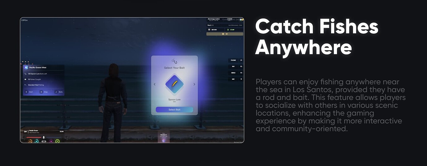 CodeM Fishing (Advanced Fishing System) ESX QB QBox - FiveM Releases - Cfx.re Community