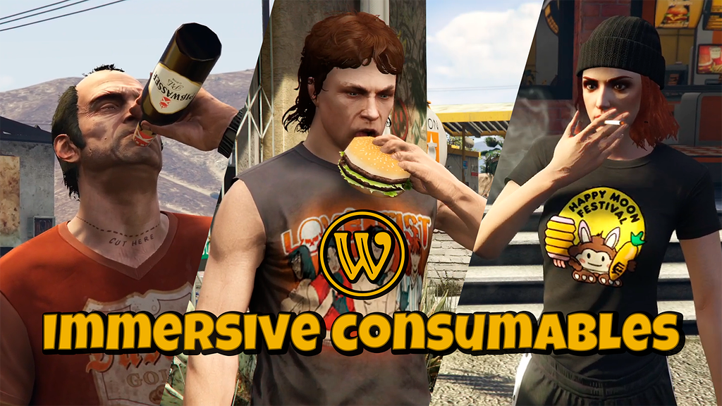 [PAID] [ESX/QBCORE/Standalone] Immersive Consumables | Food, drinks and more! - FiveM Releases ...