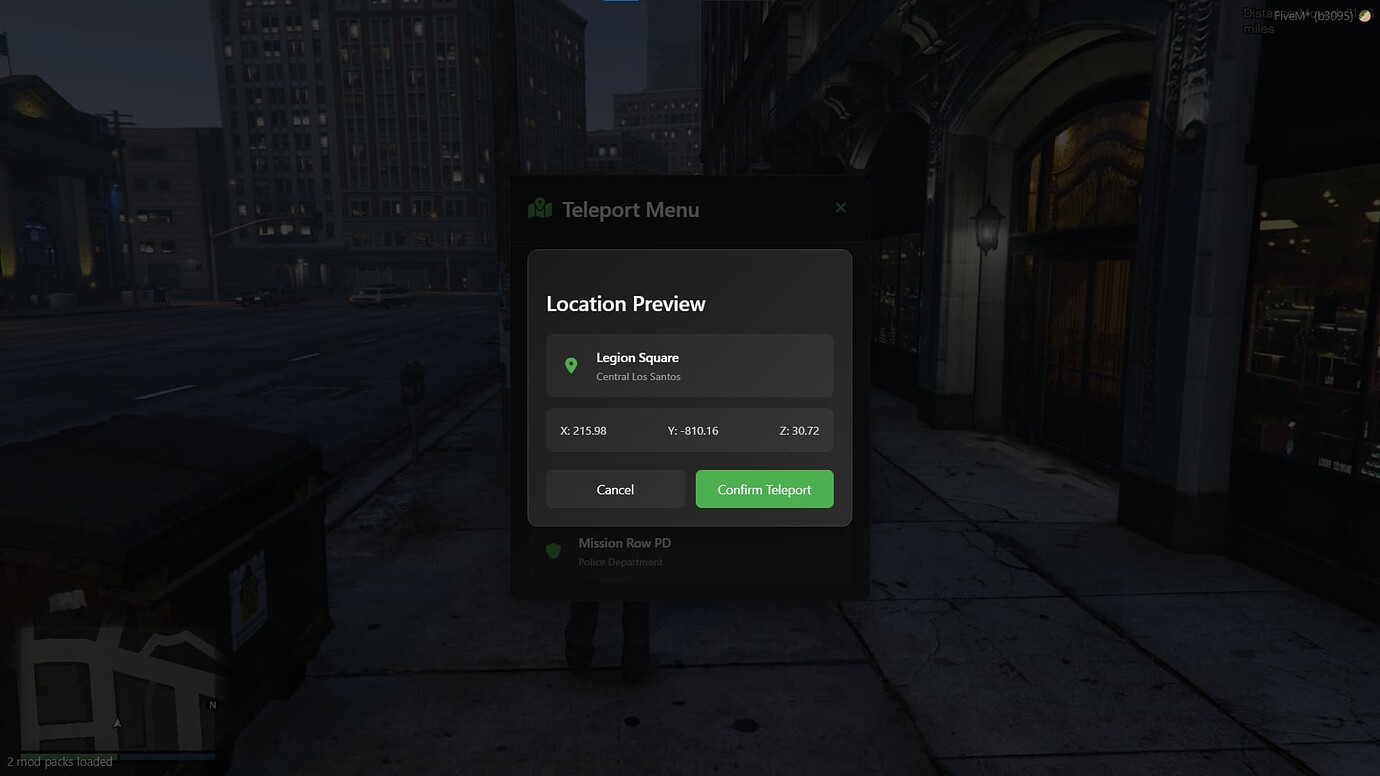 [RELEASE] - Teleport Menu - FiveM Releases - Cfx.re Community