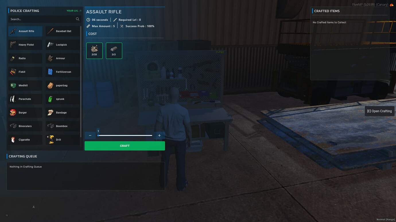 Modern Crafting - FiveM Releases - Cfx.re Community