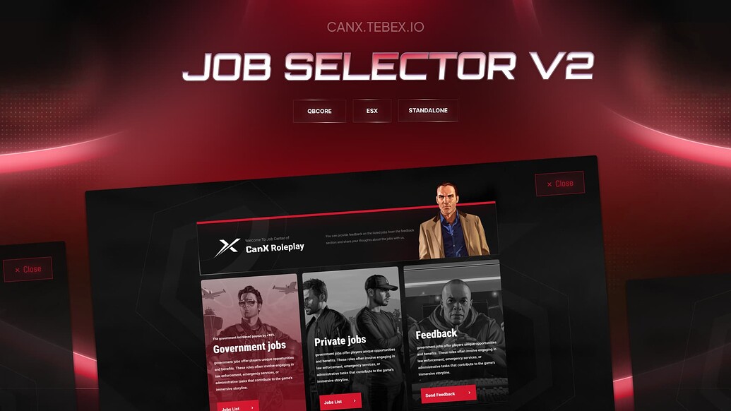 [PAID][STANDALONE] Canx - Job Selector V2 - FiveM Releases - Cfx.re ...