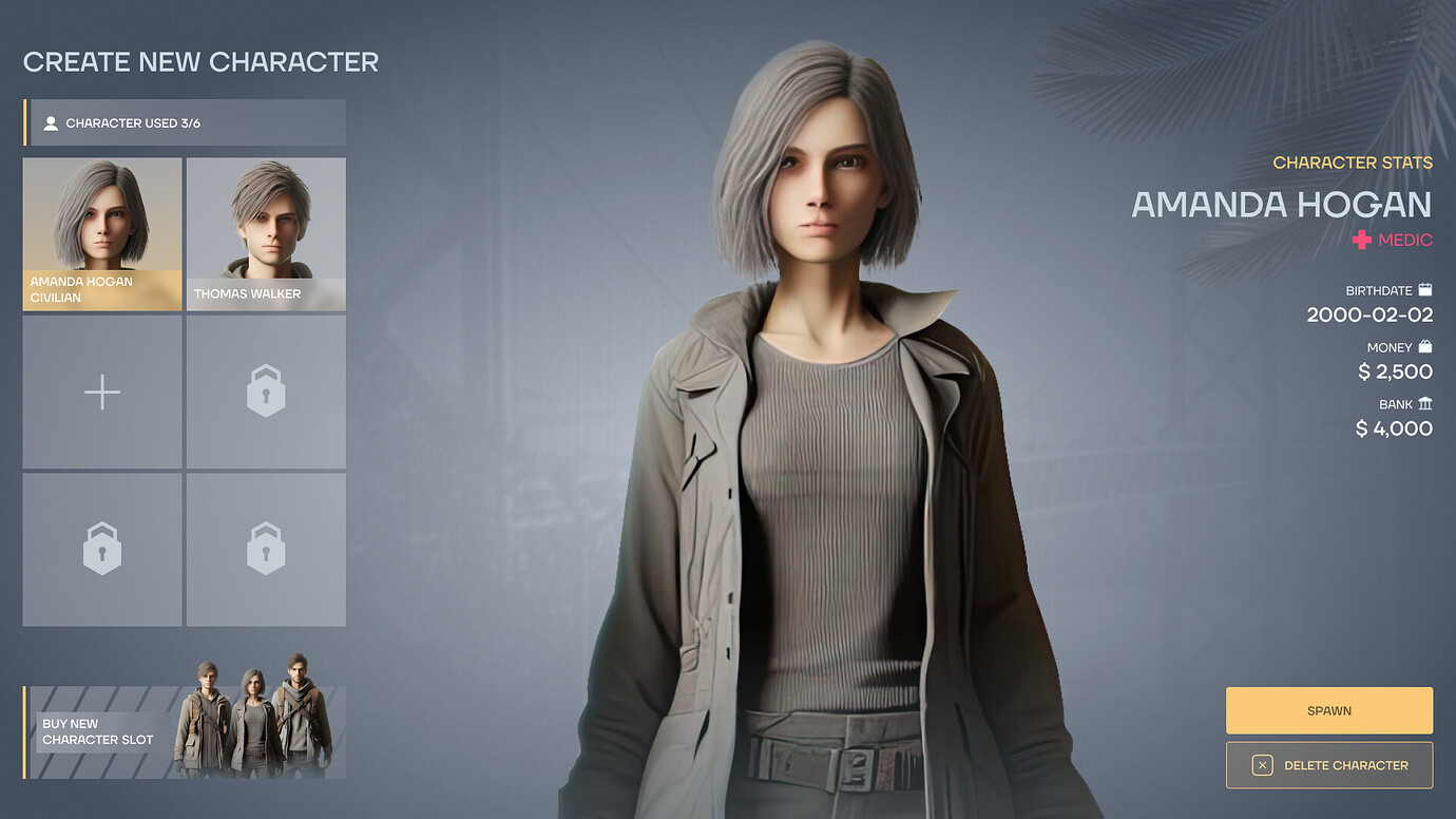 [QB/ESX] Multicharacter + Notification | Advanced Multicharacter | RGB ...