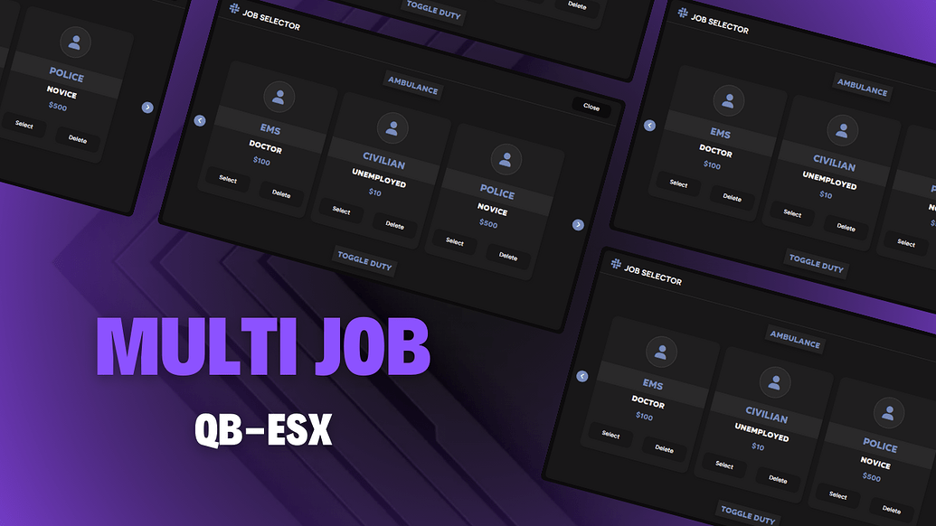 Multi Job Selection System | New Update - FiveM Releases - Cfx.re Community