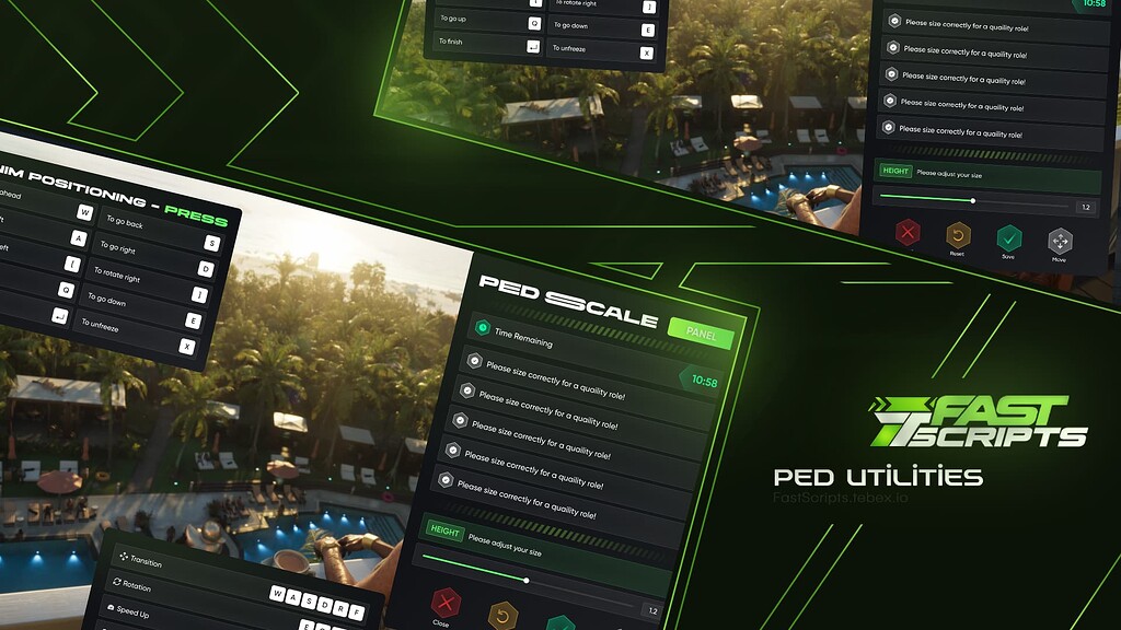 Advanced Ped Scale | Animpos | Photo Cam | Fast Scripts - FiveM ...