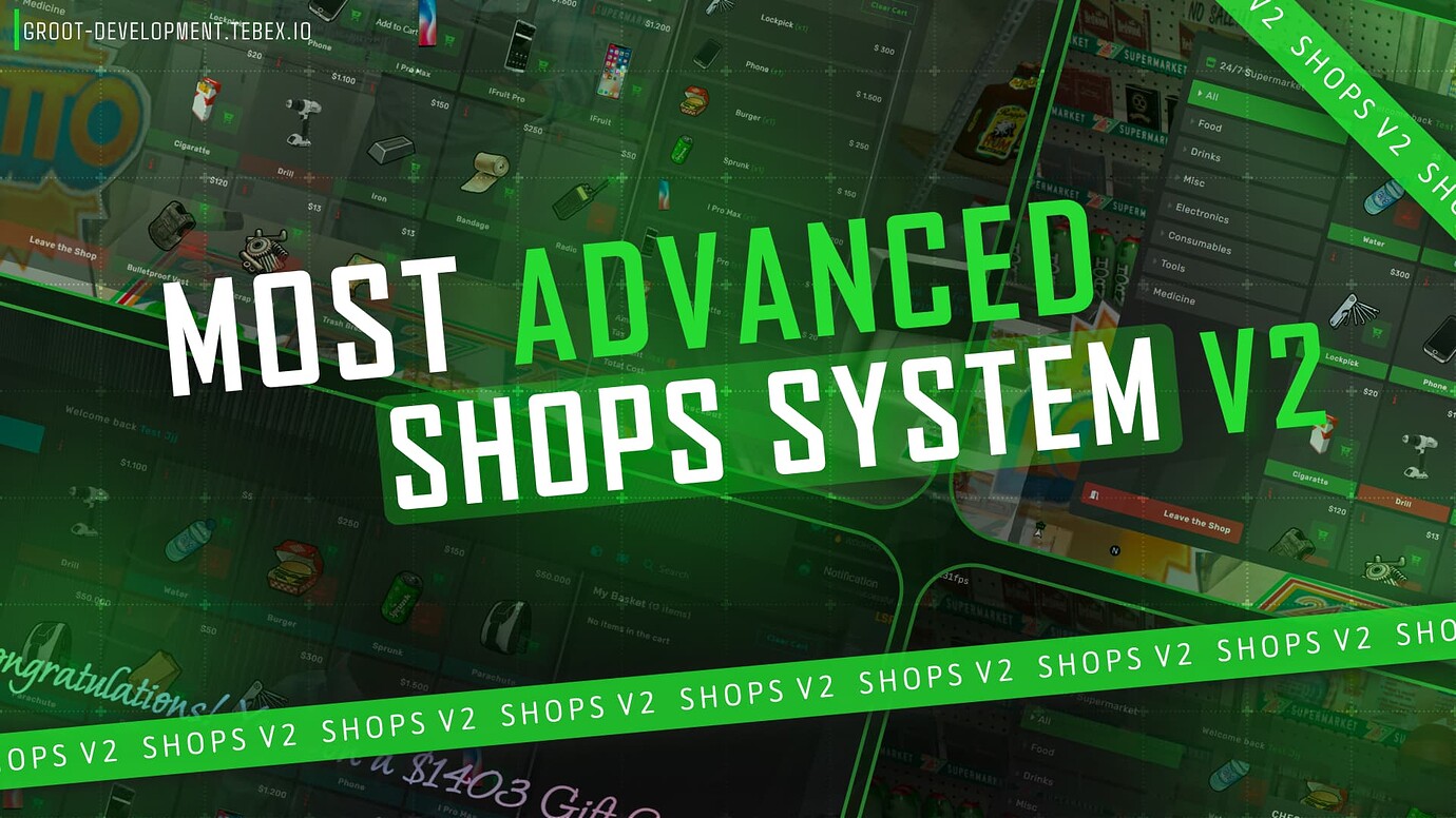 Advanced Shops V2 (QB/QBox/ESX) - FiveM Shops with Coupons, Passwords ...