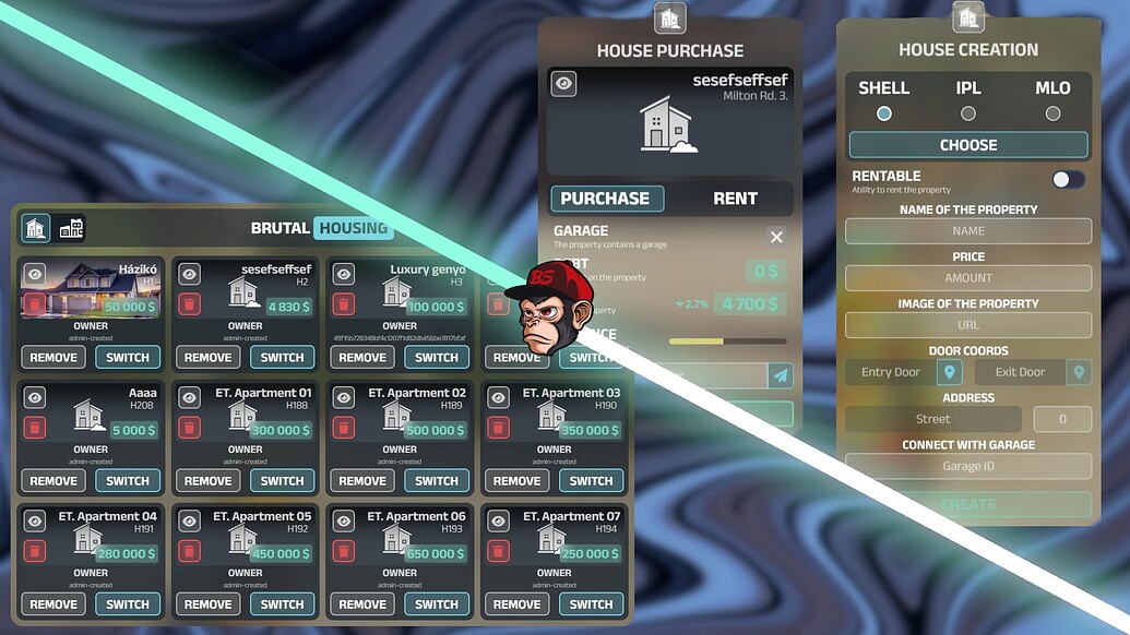 Housing [ESX/QBCORE/QBOX] Brutal Scripts - FiveM Releases - Cfx.re ...
