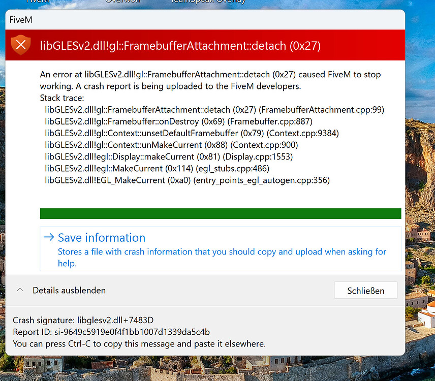 fiveM always crashes - FiveM Client Support - Cfx.re Community