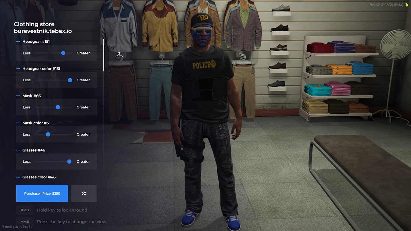 👔 [PAID][Standalone][ESX] Clothing shop system | UI | Burevestnik - FiveM Releases - Cfx.re ...