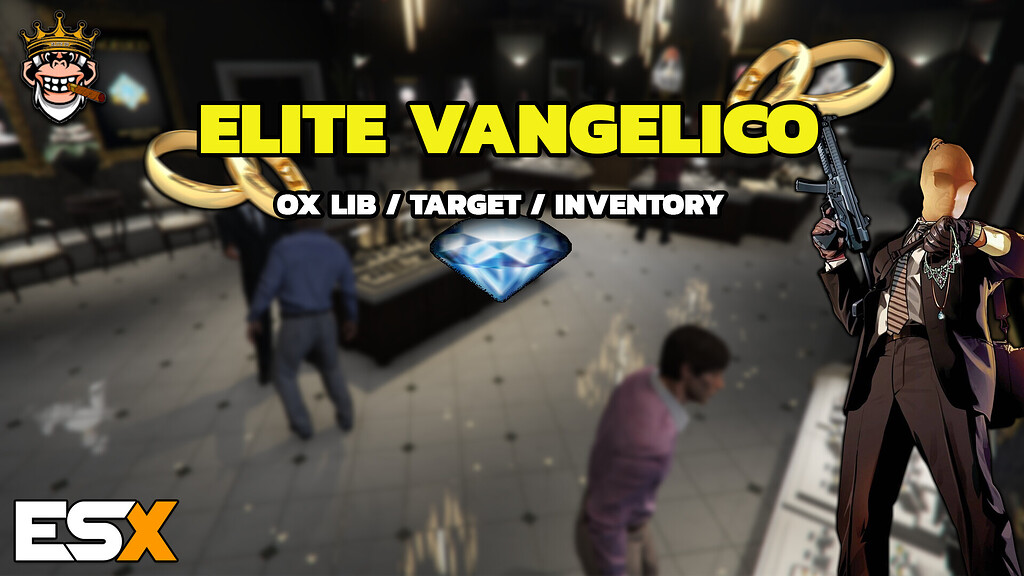 [PAID] - [ESX] Elite Vangelico Heist ( Ox Lib / Target / Inventory ...