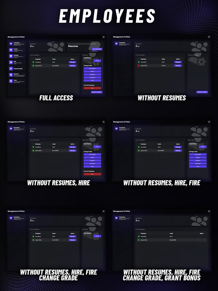 [ESX/QB/QBX] vms_bossmenu | Extensive system of Boss & Gang Menu ...