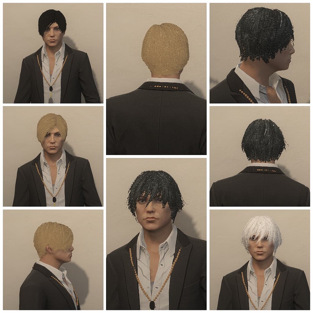 [PAID] [CLOTHING] Hairstyle pack | 2 MP Male & 2 MP Female - FiveM ...