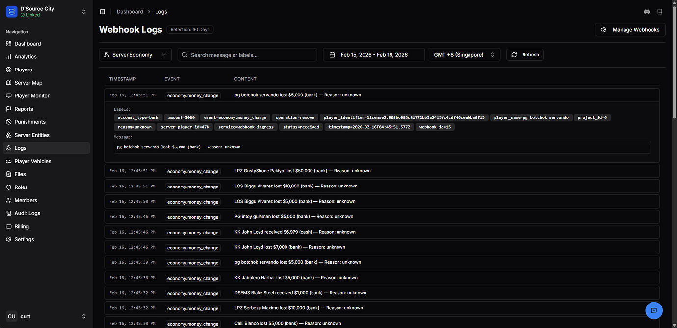 [FREE/PAID] monoAdmin - Advanced Cloud & In-Game Admin Panel - FiveM ...