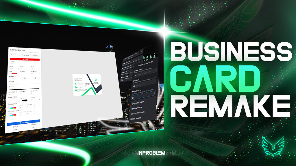 FiveM Business Card Remake (Realistic In-Game Business Networking ...