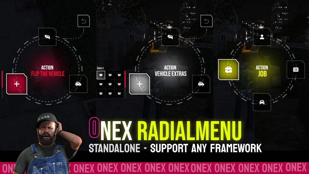 Onex Radialmenu - FiveM Releases - Cfx.re Community