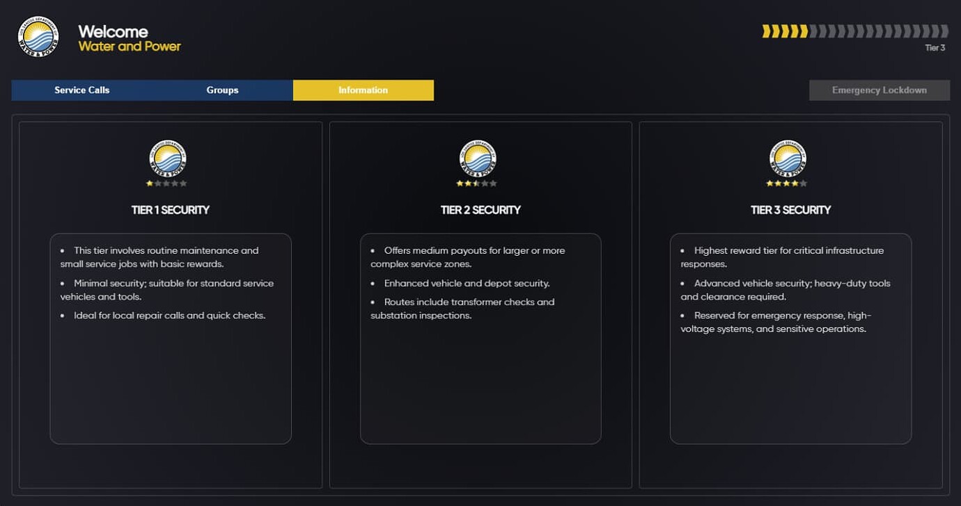Water & Power Mini Job - [QBCore / ESX / QBOX] - FiveM Releases - Cfx ...