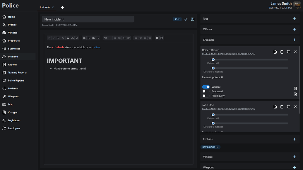 [ESX & QB] tk_mdt - MDT System (Police & EMS) - FiveM Releases - Cfx.re ...