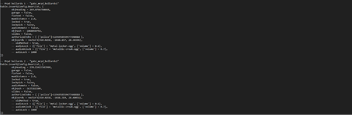 Need Help With Gabz Doorlock and ox-doorlock - Resource Support - Cfx ...