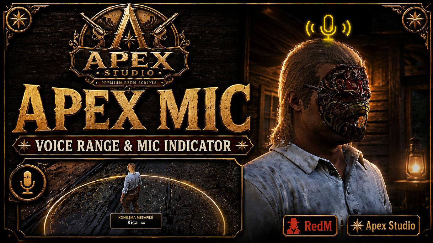 [FREE] Apex Mic V1 | Voice Range & Overhead Microphone Indicator | RedM ...