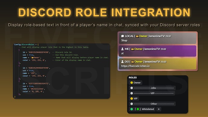 [PAID][ESX/QB/QBOX] Advanced Roleplay Chat - fivecode_rpchat V2 - FiveM ...
