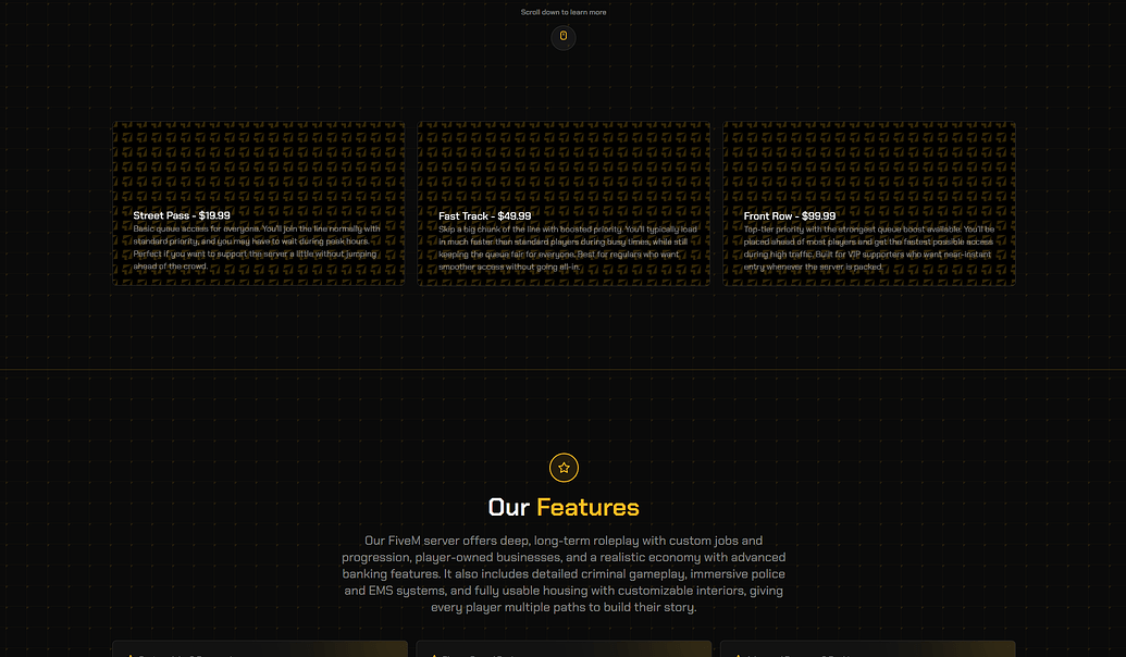 Website Queue with Apps & Tickets - FiveM Search