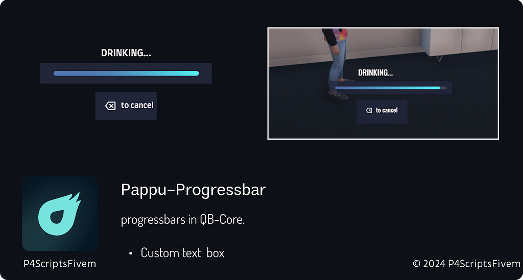 [Free][QBCore] Progressbar - FiveM Releases - Cfx.re Community