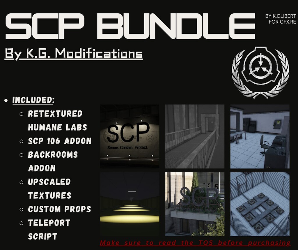 SCP Retexture + 2 Interiors (Bundle) - FiveM Releases - Cfx.re Community