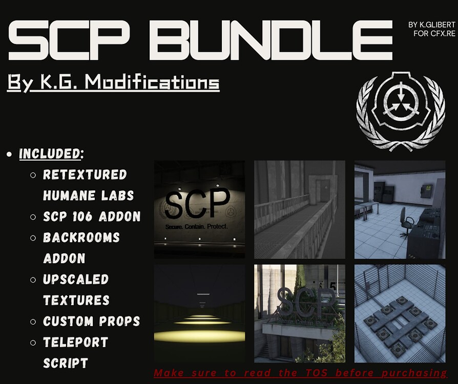 SCP Retexture + 2 Interiors (Bundle) - FiveM Releases - Cfx.re Community