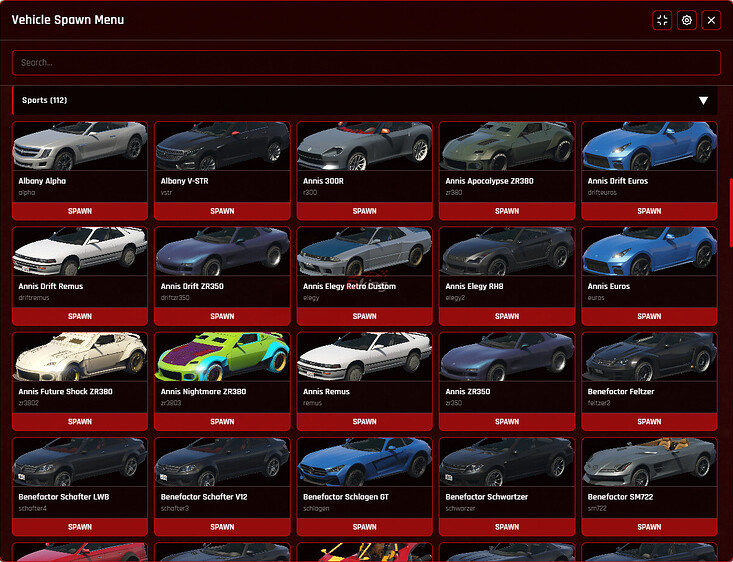 [free] vehicle spawn menu - FiveM Releases - Cfx.re Community