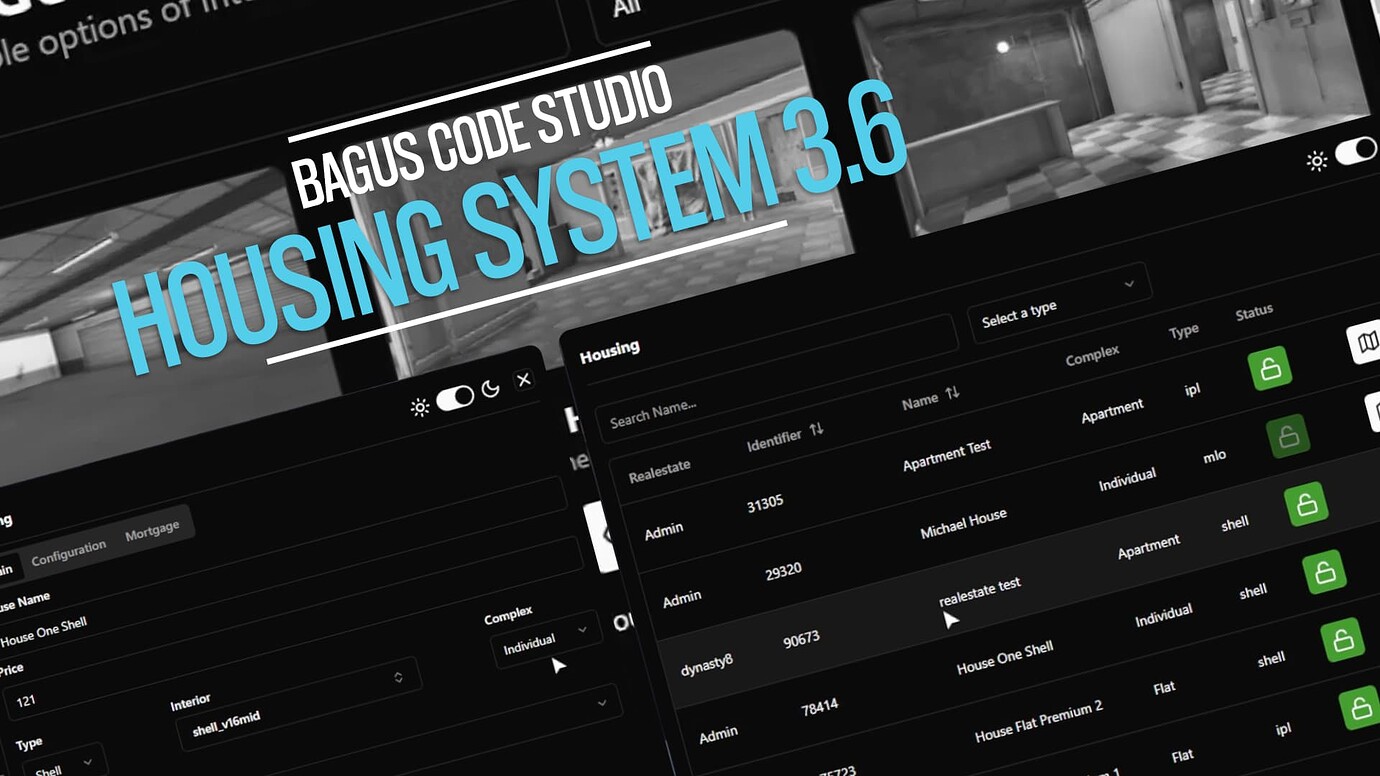 Housing with MLO, Shells, Mortgage [ESX/QB/QBX] - FiveM Releases - Cfx.re Community