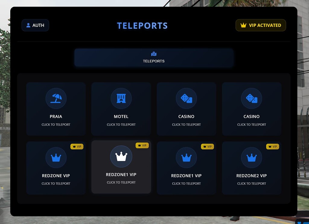 AUTH TELEPORTS FOR PVP OR RP SERVERS - FiveM Releases - Cfx.re Community