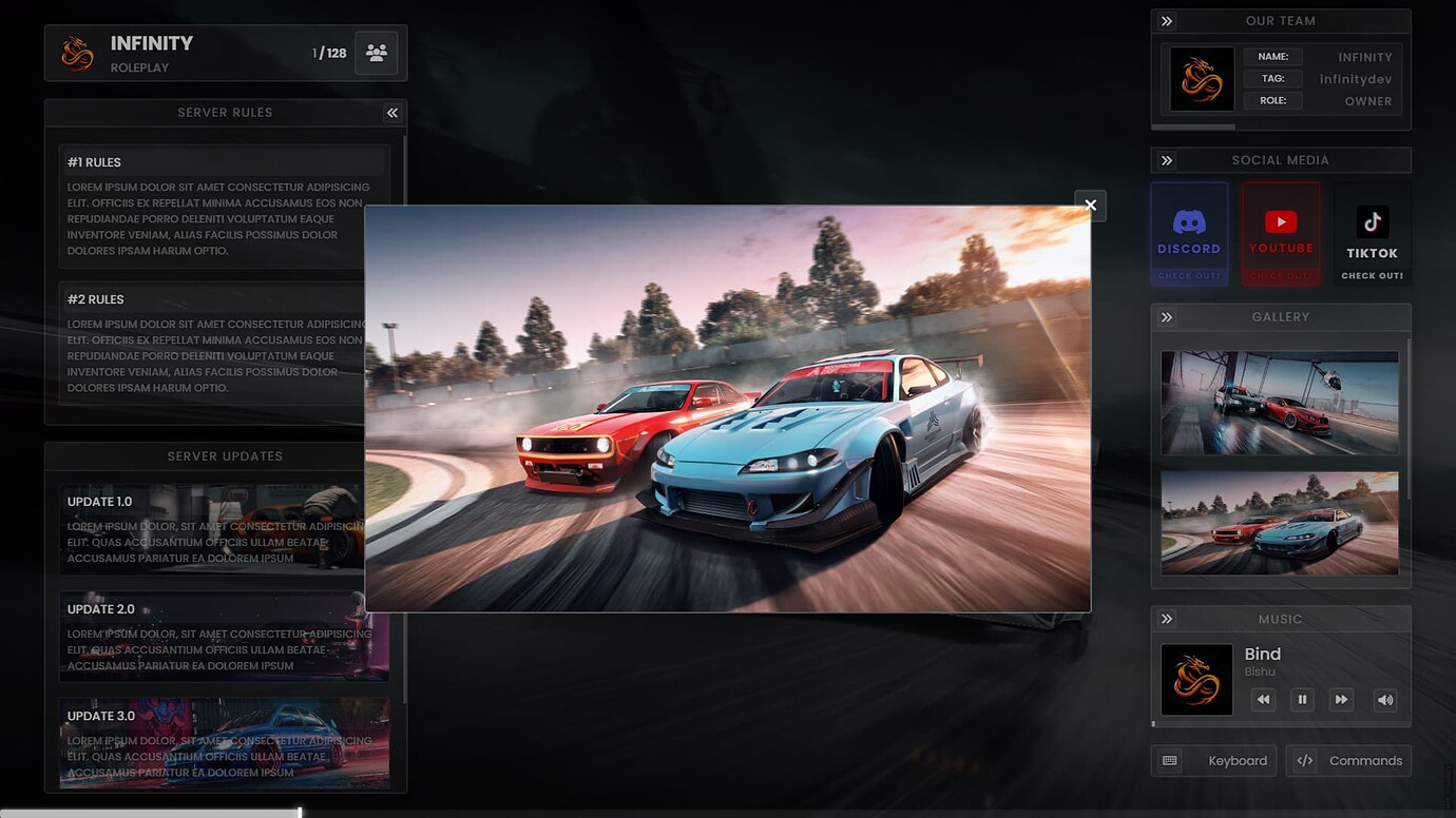[ESX] [QBCORE] Infinity - Advanced Loading Screen - FiveM Releases ...