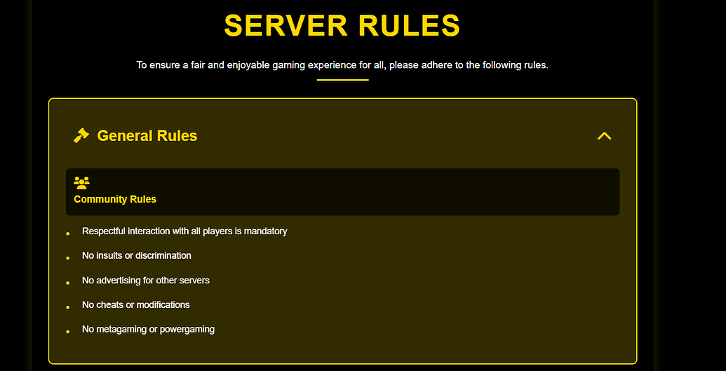 SirRezi_Website – Modern Server Website Template for FiveM v2 [Free ...