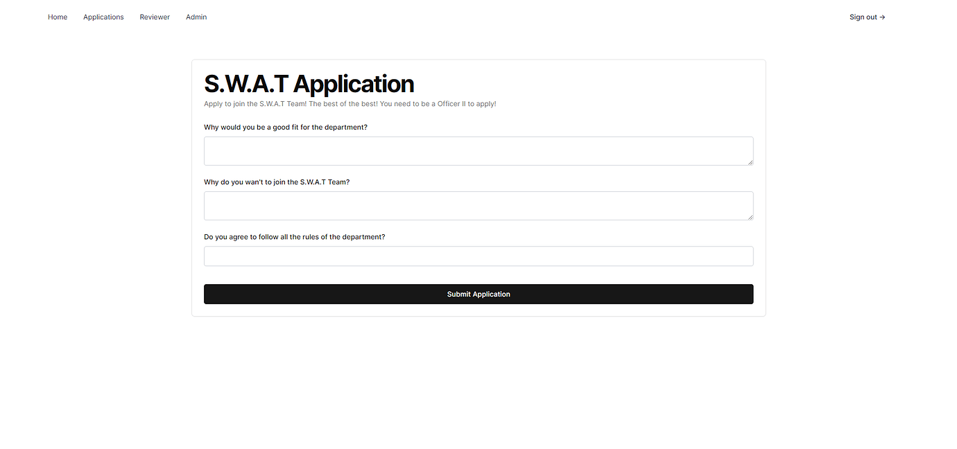 [WEB][FREE] Department Application Central - FiveM Releases - Cfx.re ...