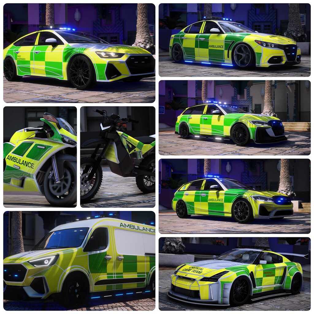 UK Ambulance Pack - ELS AND NON ELS Versions - FiveM Releases - Cfx.re ...