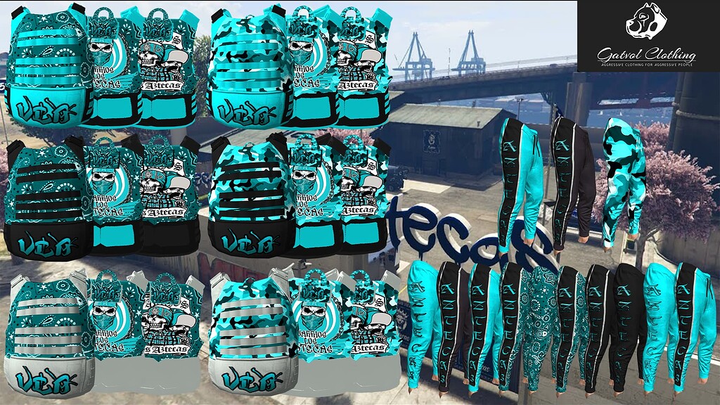 Aztecas Bulletproof Vest for Male and Female [Lore Friendly] [On Sale] - FiveM Releases - Cfx.re ...