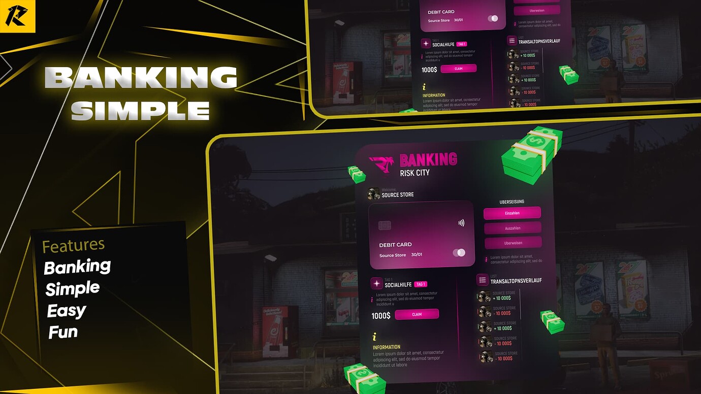 Simple Banking System - FiveM Releases - Cfx.re Community