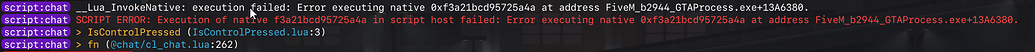 LUA Invoke Native Error - Discussion - Cfx.re Community