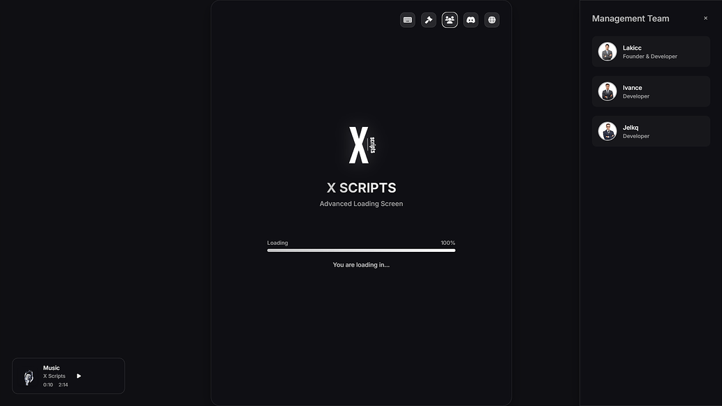 X ADVANCED LOADING SCREEN | STANDALONE - FiveM Releases - Cfx.re Community