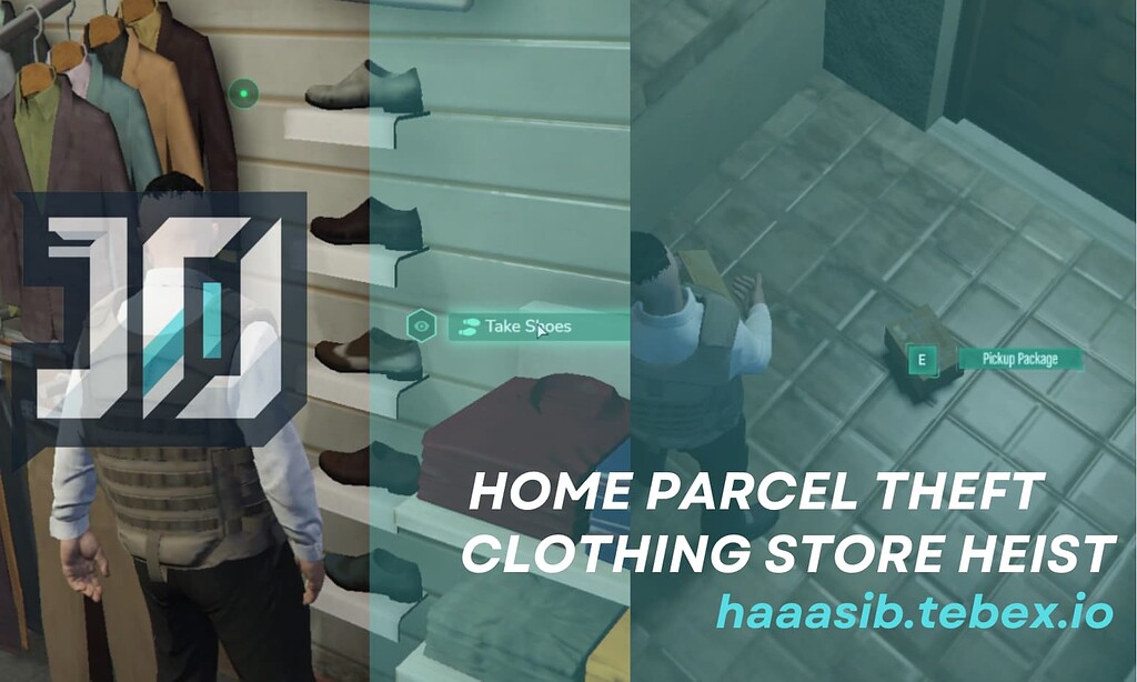 [Free] [QB] Clothing Store Heist & Parcel Robbery - FiveM Releases ...