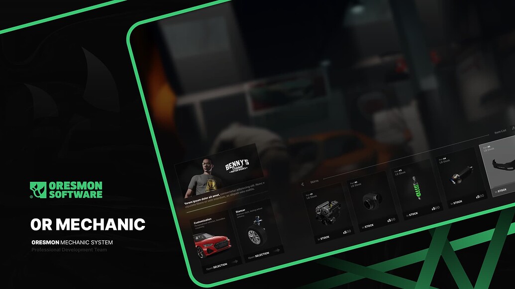 0R-Mechanic - Modern Mechanic Script - FiveM Releases - Cfx.re Community