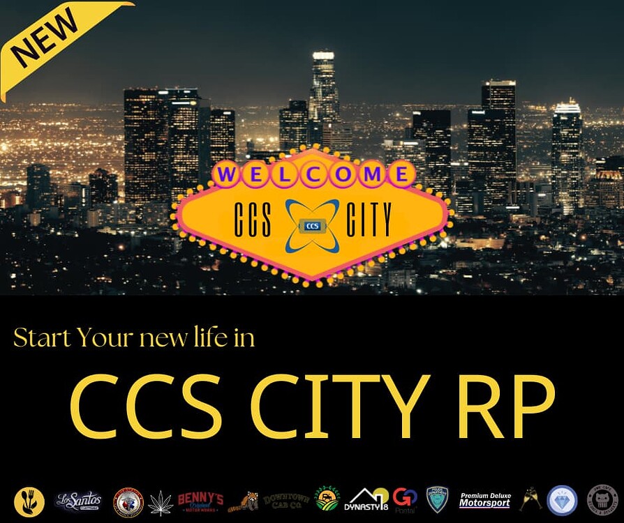 CCS City RP | NEW! | Looking for new citizens - Server Bazaar - Cfx.re Community