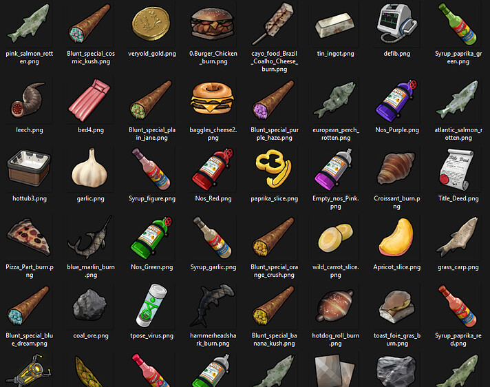 Inventory Image Pack DLC (+4500 new HQ Draw Items Icons) - FiveM ...