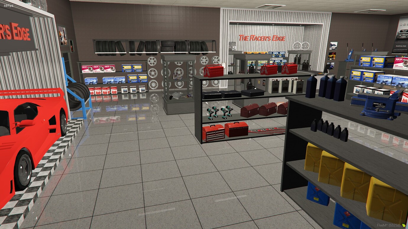 Auto Parts The Racers Edge MLO - FiveM Releases - Cfx.re Community