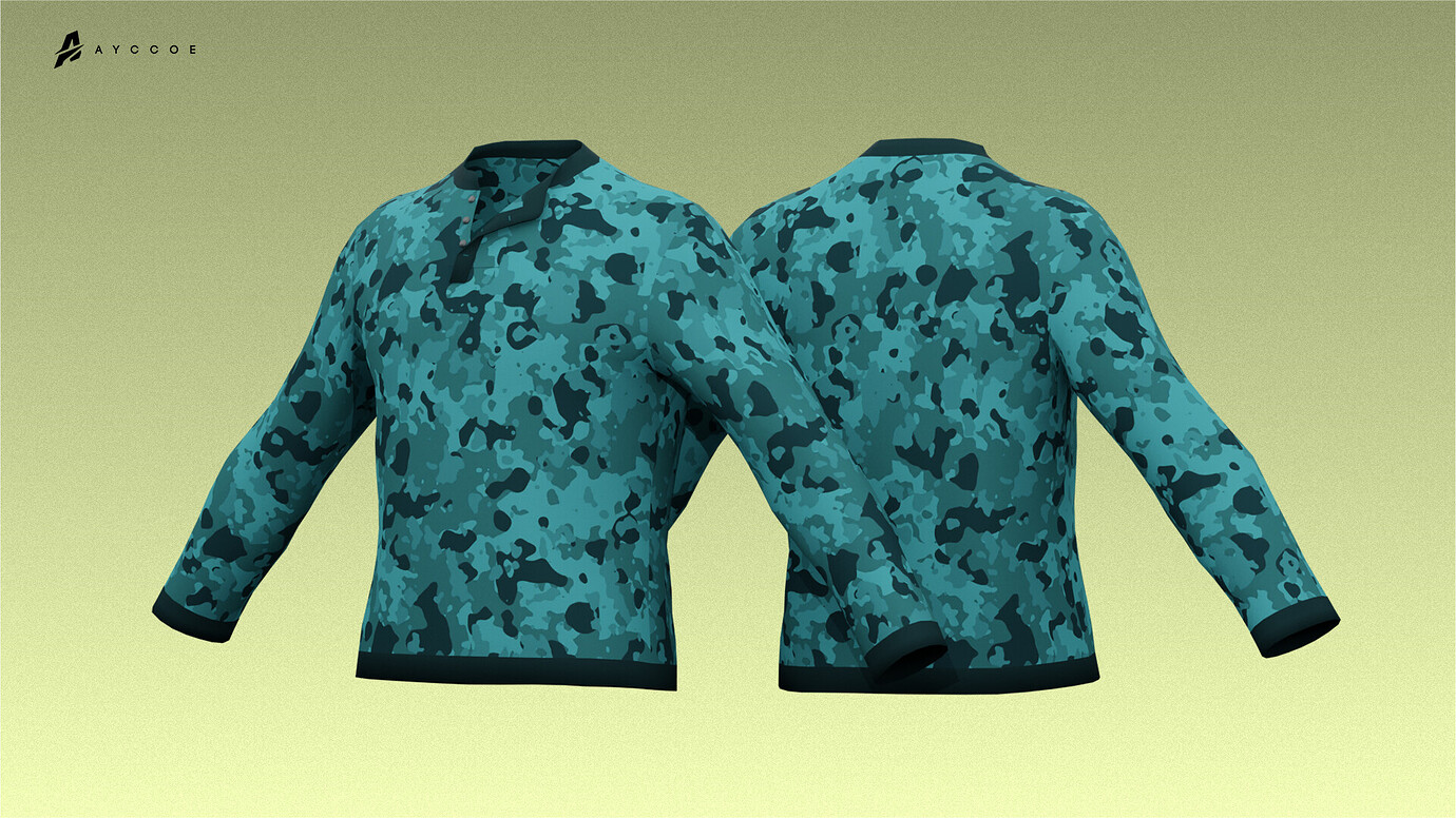 Camo Henley Shirt (MP Male) - FiveM Releases - Cfx.re Community