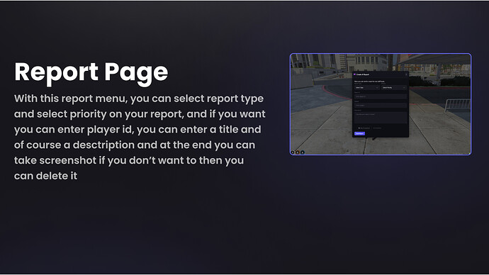 Reports Apex (Player History, Admin Notes, Feedback, Admin Reviews ...