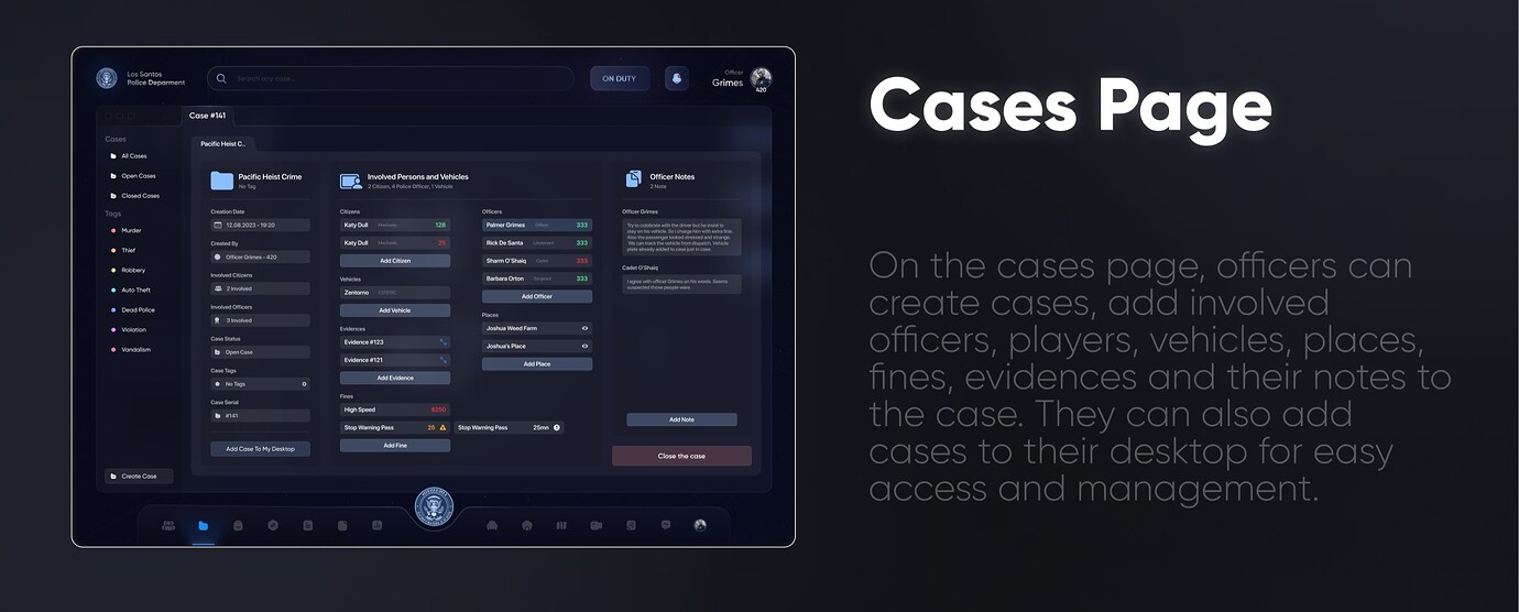 CodeM mMDT All In One (Most Detailed MDT) - FiveM Releases - Cfx.re ...