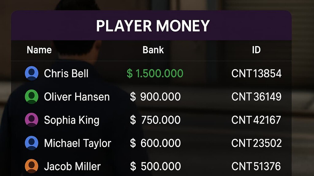 [Free] [ESX/QBCore/QBox] Check Player Money - FiveM Releases - Cfx.re ...