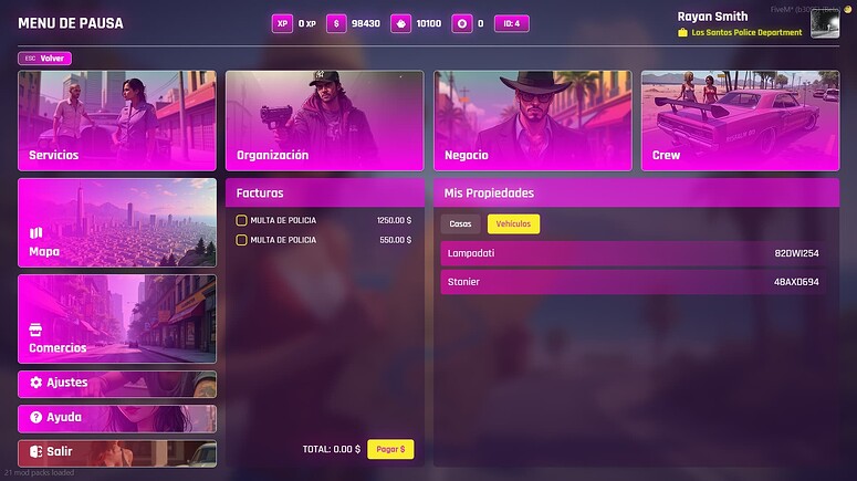 CodeIQ Pause Menu - QBCore/ESX - FiveM Releases - Cfx.re Community