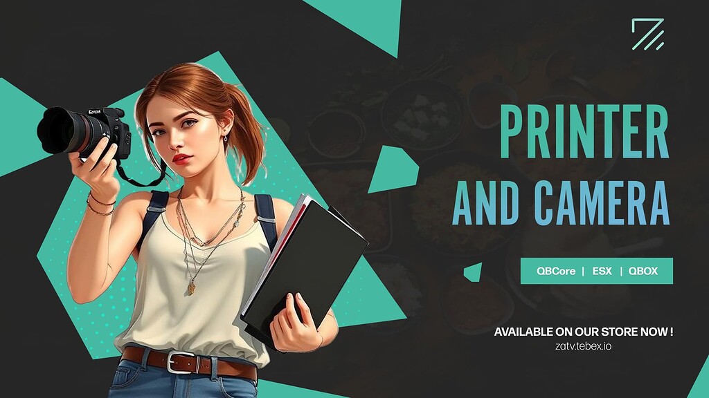 [ZaT-SCRIPTS] [QBCore / ESX / QBOX] — Fivem Printer and Camera - FiveM ...