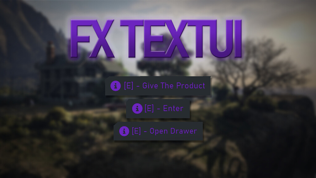 [FREE] [STANDALONE] fxTextUI - FiveM Releases - Cfx.re Community